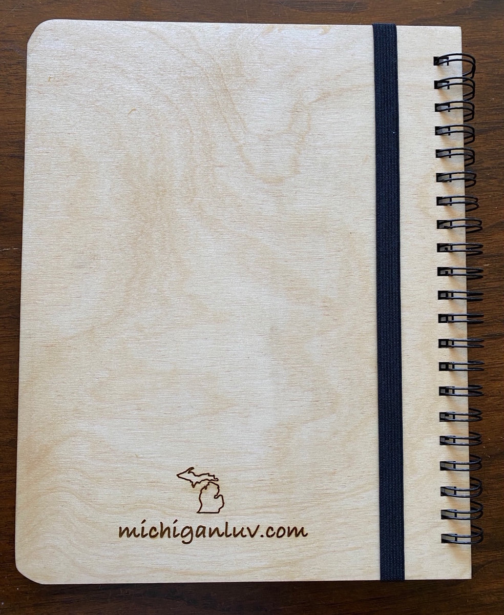 Great Lakes Cutout Wooden Notepad - Paper - Notepad - 11" x 8.5 ...